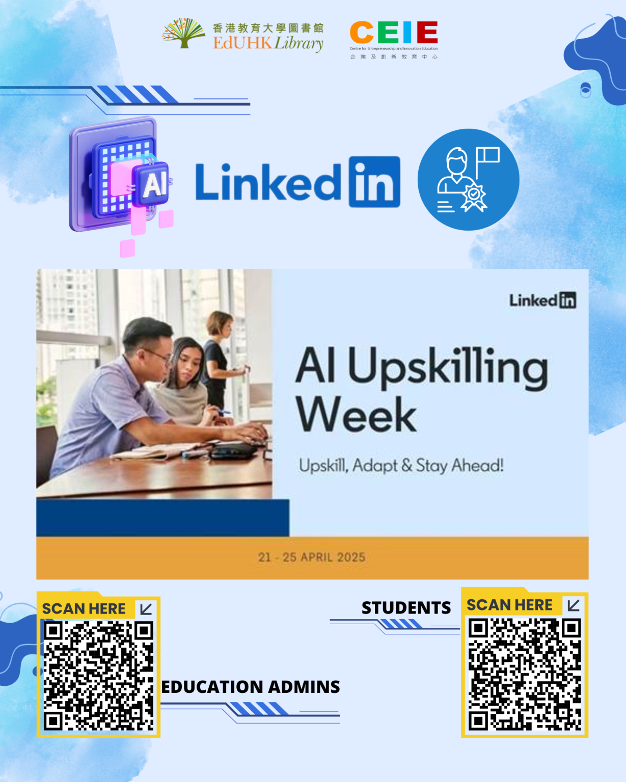 LinkedIn AI Upskilling Week – Centre for Entrepreneurship and ...